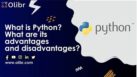 WHAT IS PYTHON WHAT ARE ITS ADVANTAGES AND DISADVANTAGES YouTube