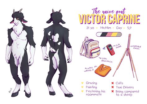 Artstation Anthro Goat Character Sheet
