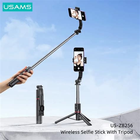 Usams Us Zb256 Wireless Selfie Stick With Tripod Gadstyle Bd