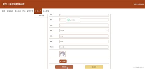 java毕设项目新生入学报到管理系统（java vue mybatis maven mysql） 基于java的新生入学系统 csdn博客