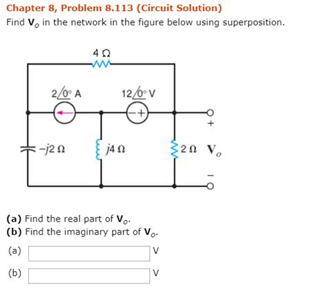 solved chapter 8 problem 8 113 circuit solution find vo