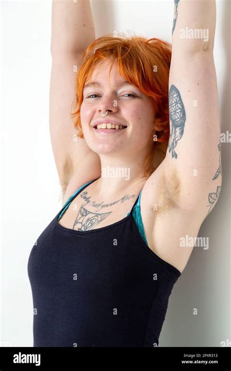 Woman Unshaved Armpit Hi Res Stock Photography And Images Alamy
