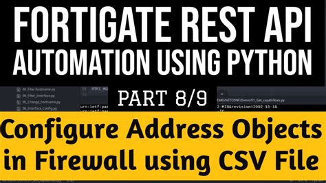 fortigate rest api automation using python part configure objects hot sex picture