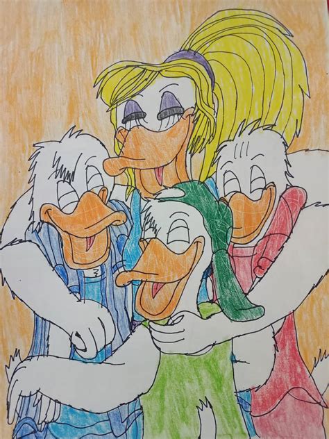 Della Duck And Huey Dewey And Louie Quack Pack By Djordjecvarkov On Deviantart