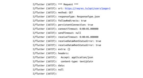 Networking In Flutter Using Dio