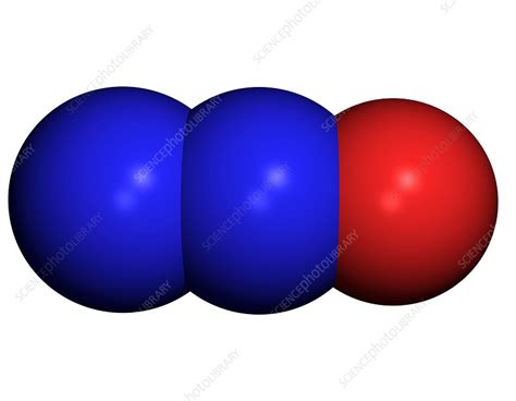 Nitrous Oxide Molecule Stock Image A710 0098 Science Photo Library