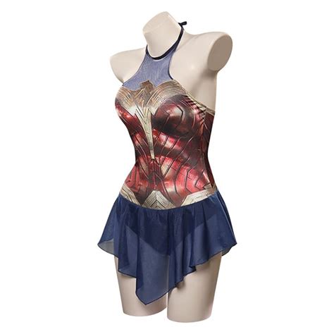 Wonder Woman Swim Cosplay Costume