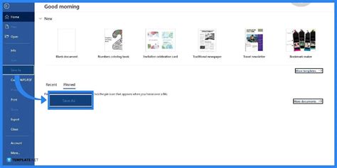 how to save a document in microsoft word