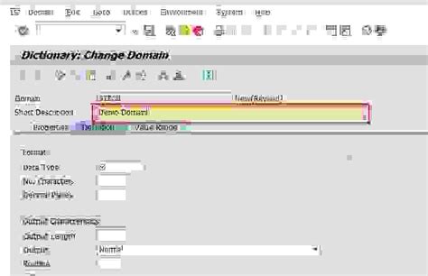 How To Create A Domain In SAP
