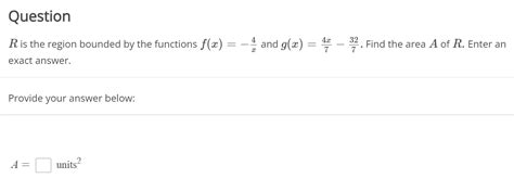 solved r is the region bounded by the functions f x −4x and