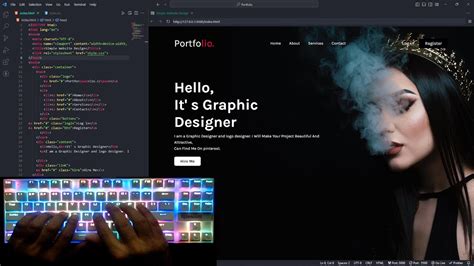 asmr coding how to create a simple website in html and css no talking youtube