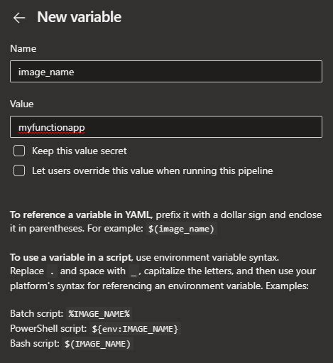 how to deploy azure functions as custom docker container using azure devops