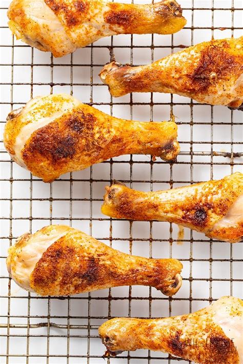 Crispy Baked Chicken Legs Drumsticks Recipe Wholesome Yum Baked Chicken Legs Crispy Baked