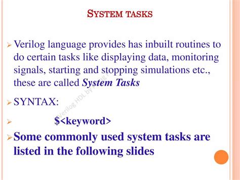 verilog hdl lecture series 1 powerpoint slides learnpick india