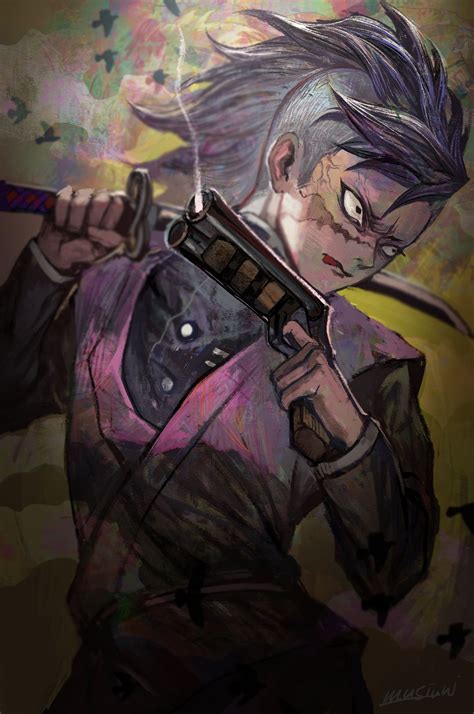 Shinazugawa Genya Anime Demon Slayer Anime