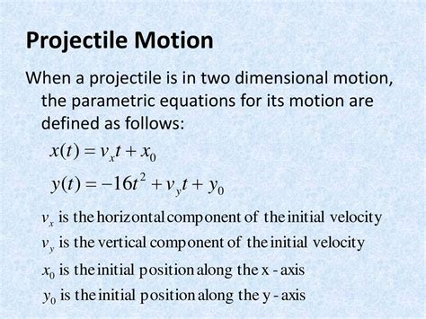 10 7 Parametric Equations Parametric Equations A Pair Of Equations