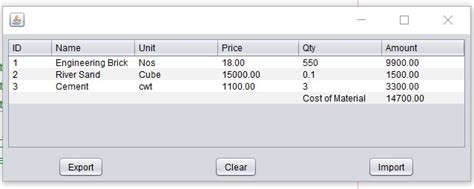 java when export jtable data to text file and import back data not in proper order stack overflow