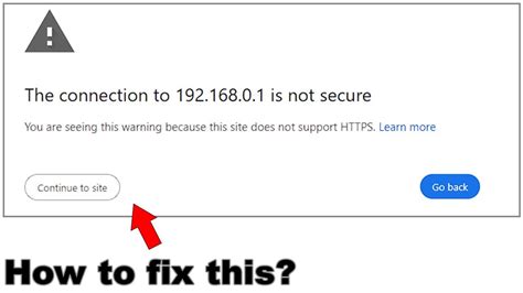 The Connection To Site Is Not Secure This Site Does Not Support Https
