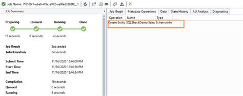Deploy Azure Data Lake Analytics Database Using The U Sql Scripts