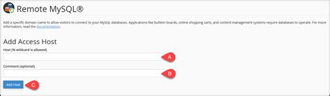 how to allow remote mysql access hostupon knowledgebase