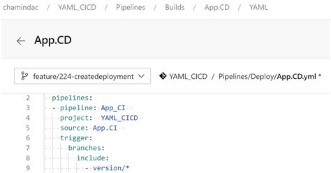Chaminda S DevOps Journey With MSFT Trigger Deployment YAML Pipeline