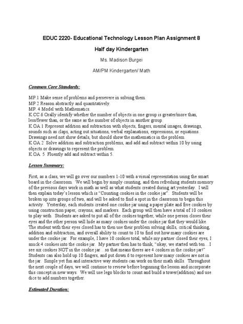 lesson for assignment 8 pdf drawing teaching mathematics