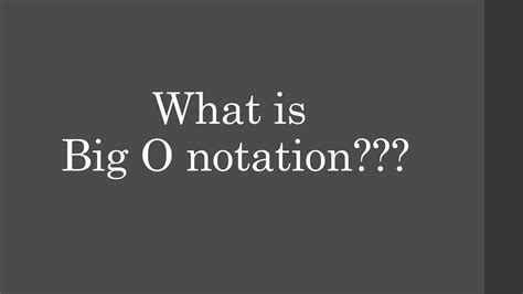 big o notation ppt free download
