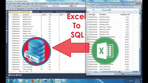 import excel spreadsheet data into sql server table using c