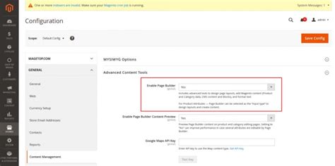 Simple Steps To Enable And Disable Magento 2 Page Builder