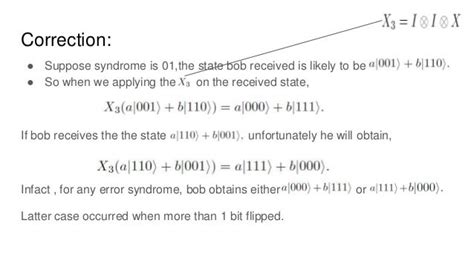 quantum error correcting codes