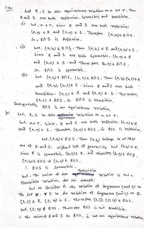homework 11 docx homework module 11 1 8 points given two equivalence relations r and s on