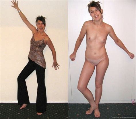 Naked And Clothed Woman Bilder Und Foto Galerie