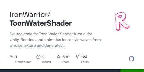 GitHub IronWarrior ToonWaterShader Source Code For Toon Water Shader