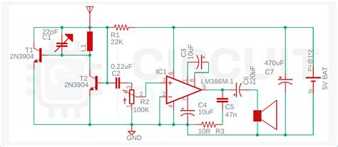 Schematic Fm Receiver Simple Fm Receiver Circuit Diagram