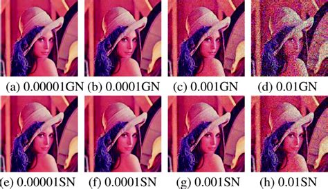 the decrypt images with noise a 0 00001gn b 0 0001gn c download scientific diagram
