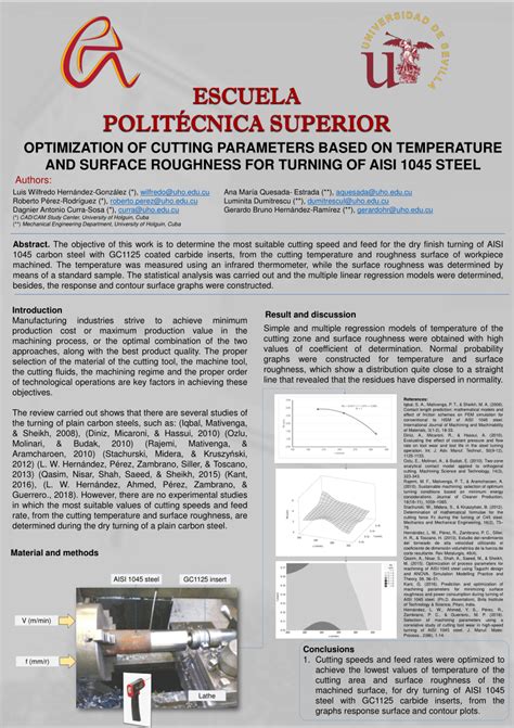 pdf optimization of cutting parameters based on temperature and surface roughness for turning