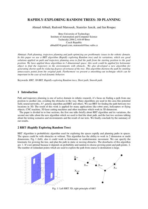 pdf rapidly exploring random trees 3d planning