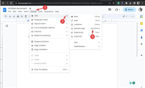 How To Add Or Remove Strikethrough On Google Docs