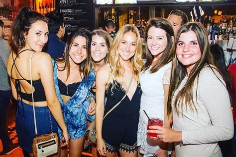 Girls At A Bar Scrolller