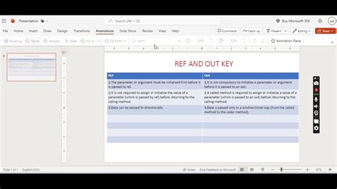 Difference Between Ref Out Key YouTube