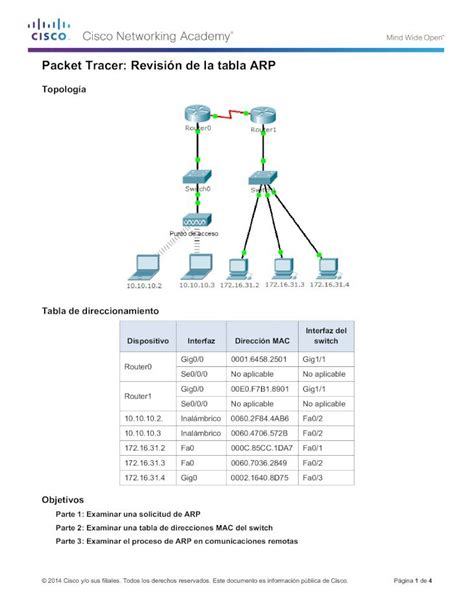 PDF 5 2 1 7 Packet Tracer Examine The ARP Table Instructions
