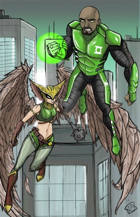 Green Lantern And Hawkgirl By Brothertoastycakes Super Herói E Cavaleiro