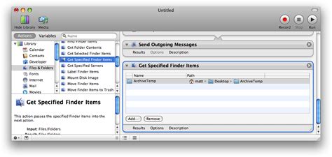 Automator Tutorial Getting Started With The Mac OS X Automator