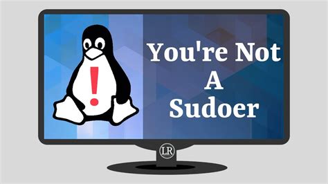 Not In Sudoers File Here Is How To Solve It YouTube