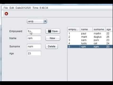 Java Prog 16 Deleting Data From An SQLite MySql Database In Netbeans