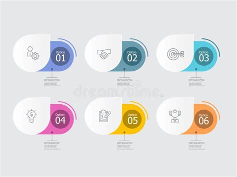 Abstract Steps Timeline Infographic Presentation Element Report