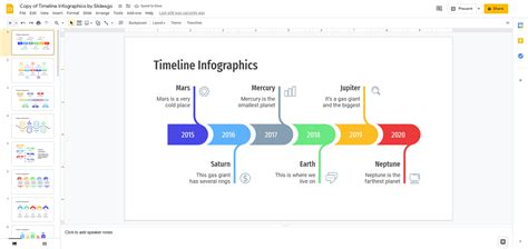 Edit Google Slides Timeline Template