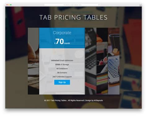44 Best CSS Table Templates For Creating Appealing Tables 2021