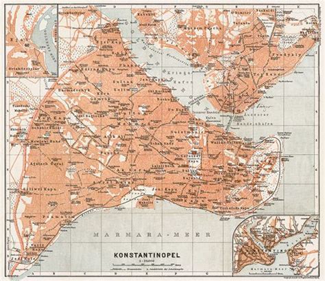 An Old Map Shows The Location Of Towns And Roads In Different Countries