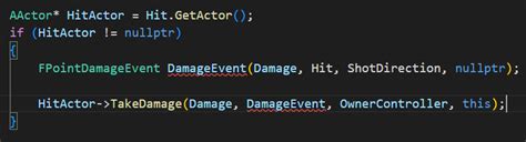 C 17 FPointDamageEvent Error Incomplete Type Is Not Allowed